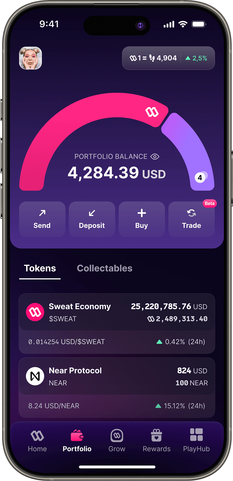 Sweat Wallet: Walk into Crypto